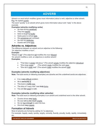 Grammer complete Notes | PDF