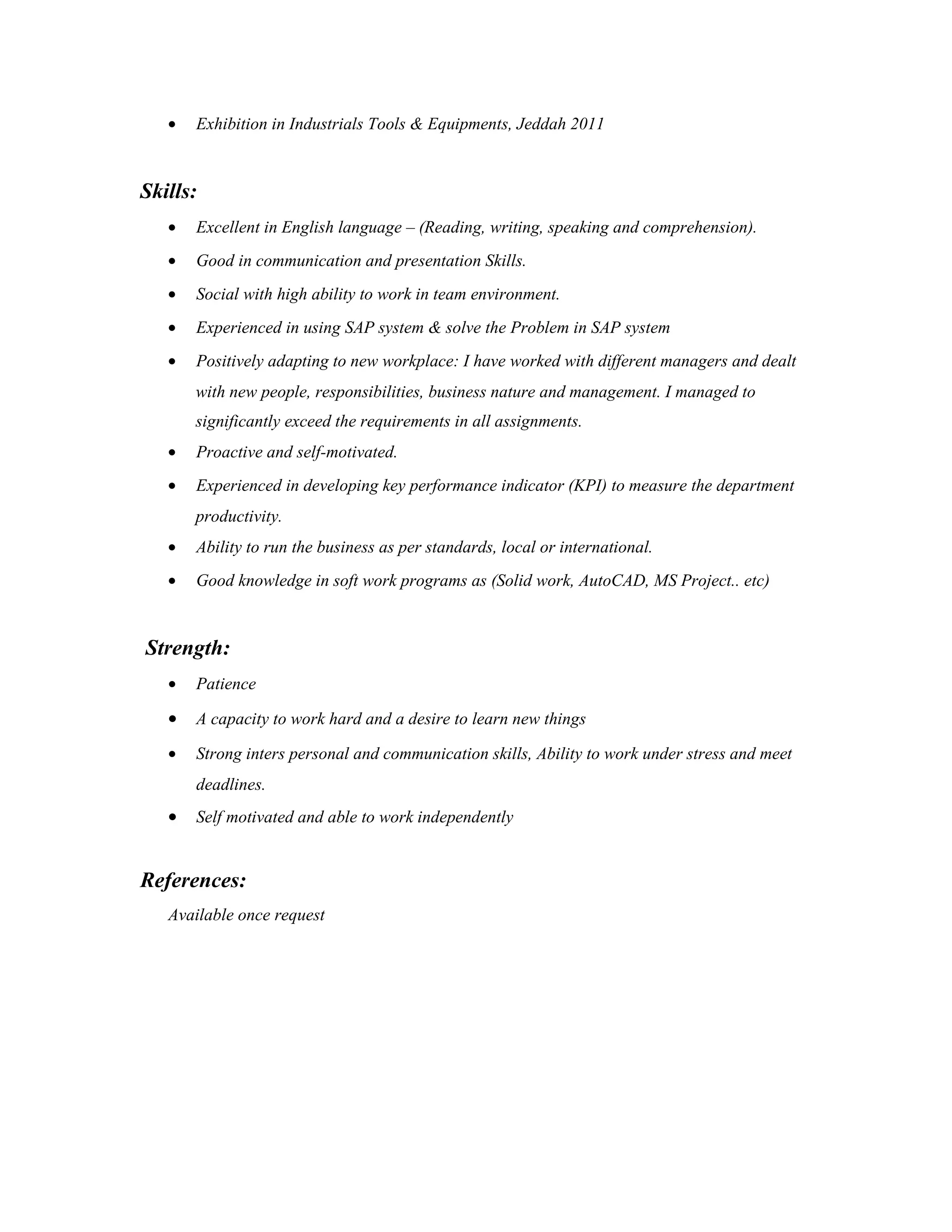 Fouad Al-Qahtani CV | DOC