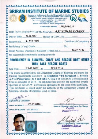 BOSIET CERTIFICATE_SMG | PDF