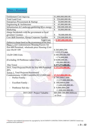 J&B Eternities Project Master plan.3,Sept | PDF