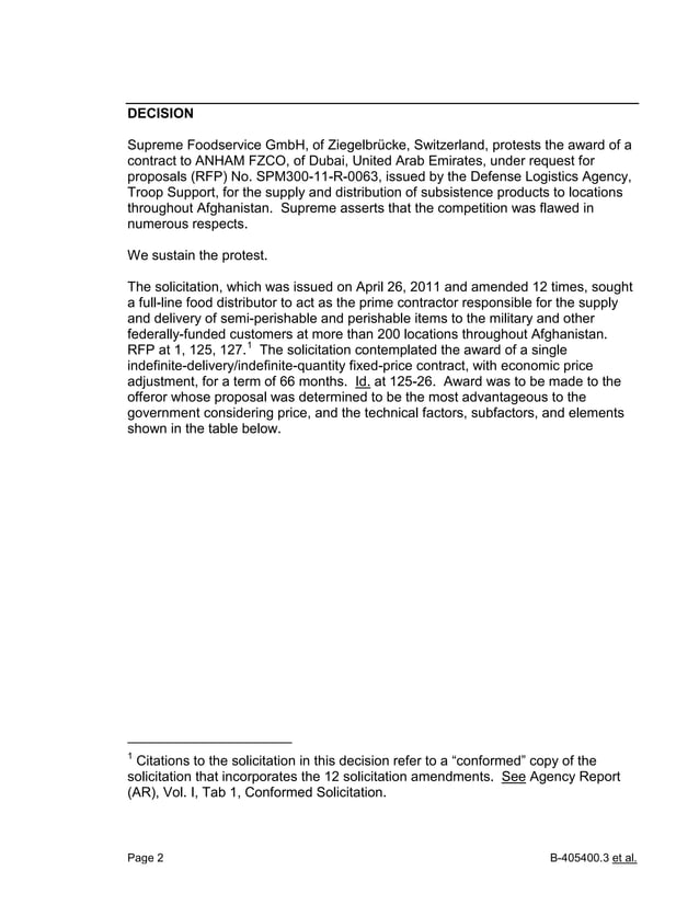 GAO Dethrowns Anham from 10 Billion Military Logistics Award. Citing ...