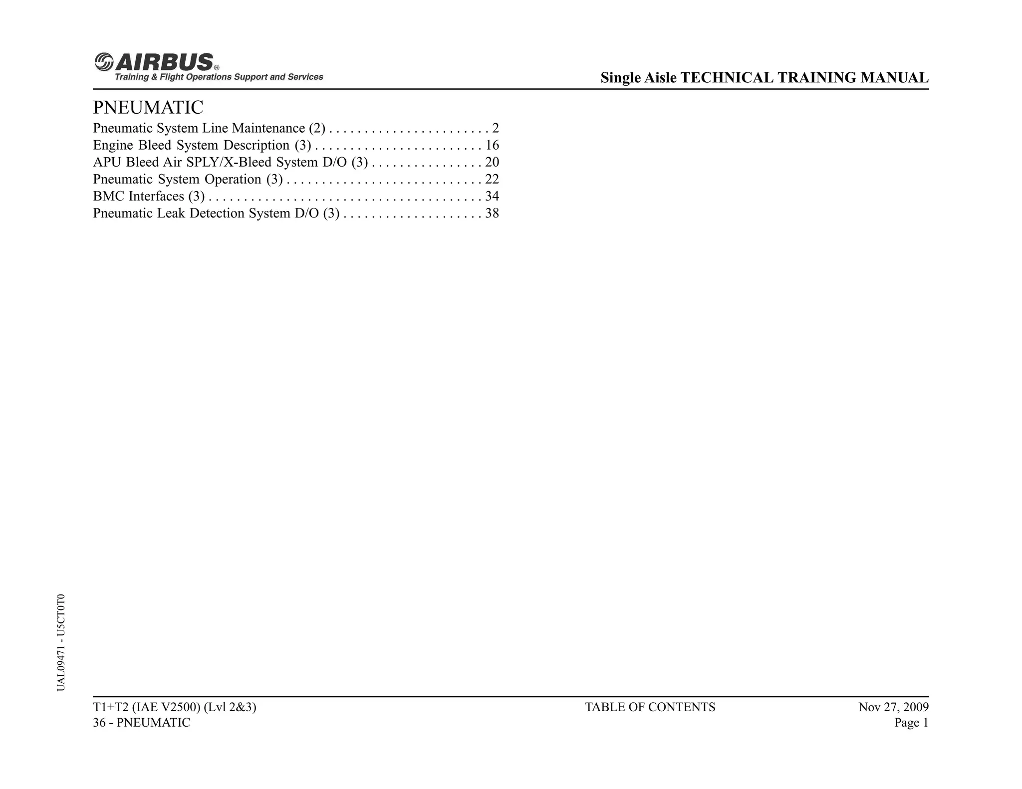 36-Pneumatic V2500 Engine Engine Engine Airbus | PDF