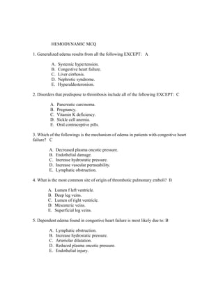 64971 hemodynamic mcq from ghadeer | DOC