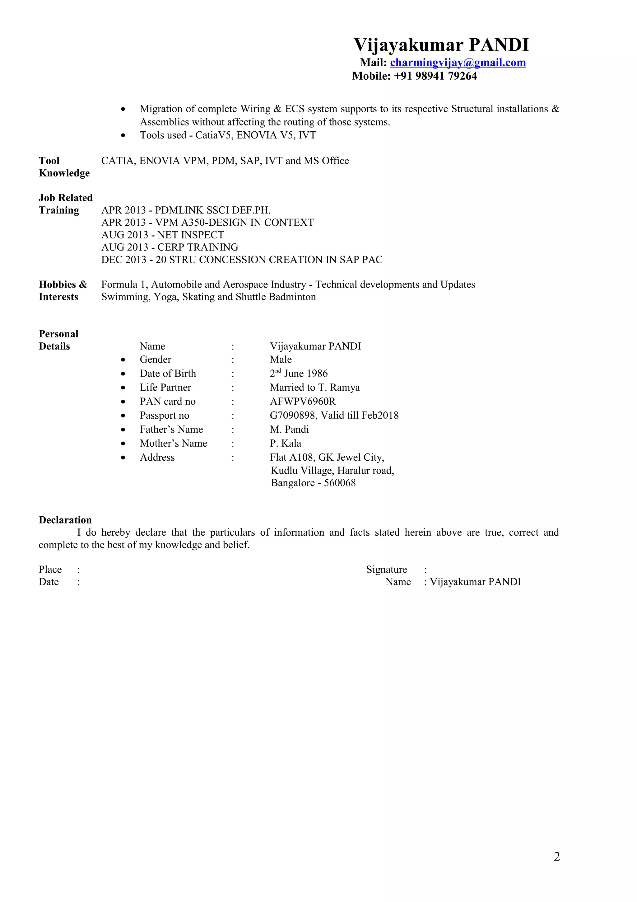 Vijayakumar Pandi_Resume_2017 | DOC