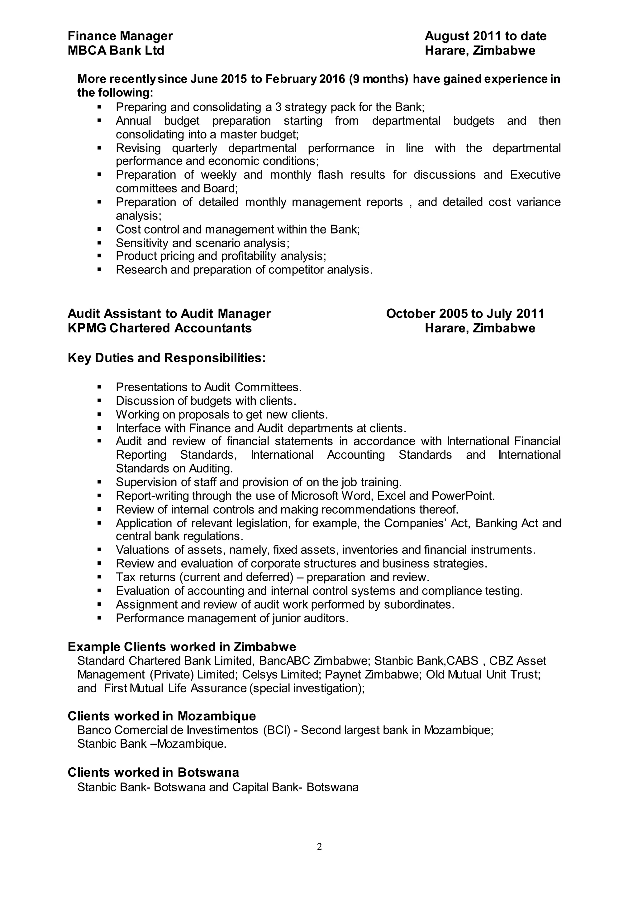 Tapiwa Mushure C.V. 030117 | DOCX