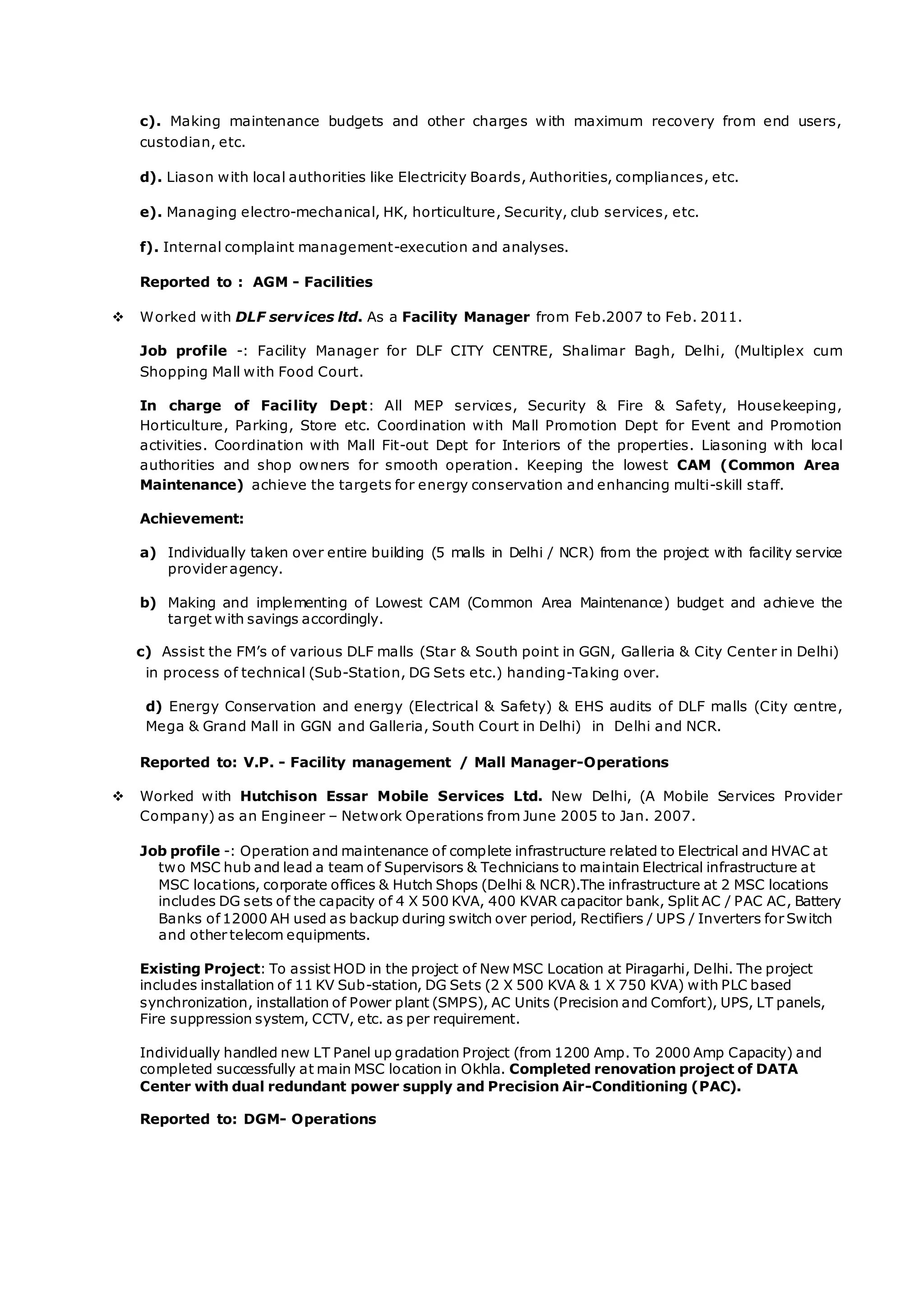 CV - Rohit Chaturvedi | DOCX