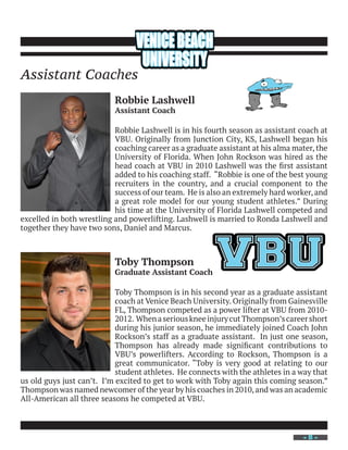 2015 VBU Media Guide MPL | PDF