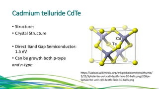 CdTe-CdS thin film in Solar Cell | PDF