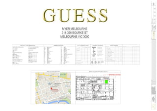 57sqm Retail Concession Space Melbourne- plan's, elevations & 3d's | PDF