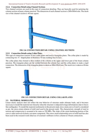 Analysis and Modeling of Steel Square Hollow Beam to Square Hollow ...