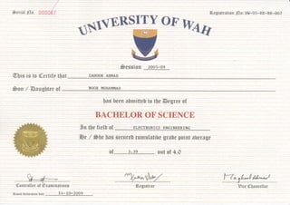 BE DEGREE | PDF