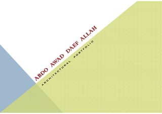Abdo Awad Daef Allah Portfolio | PPT