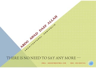 Abdo Awad Daef Allah Portfolio | PDF