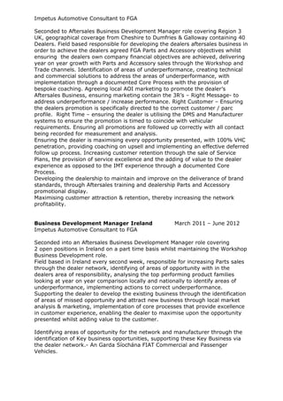 Paul Godfrey-Watson CV June 2015 | DOC