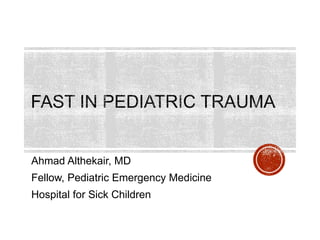 Pediatric Trauma-FINAL | PPTX