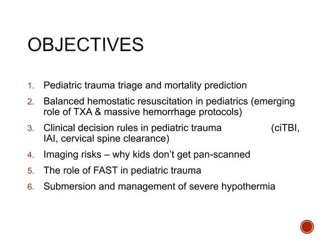 Pediatric Trauma-FINAL | PPT