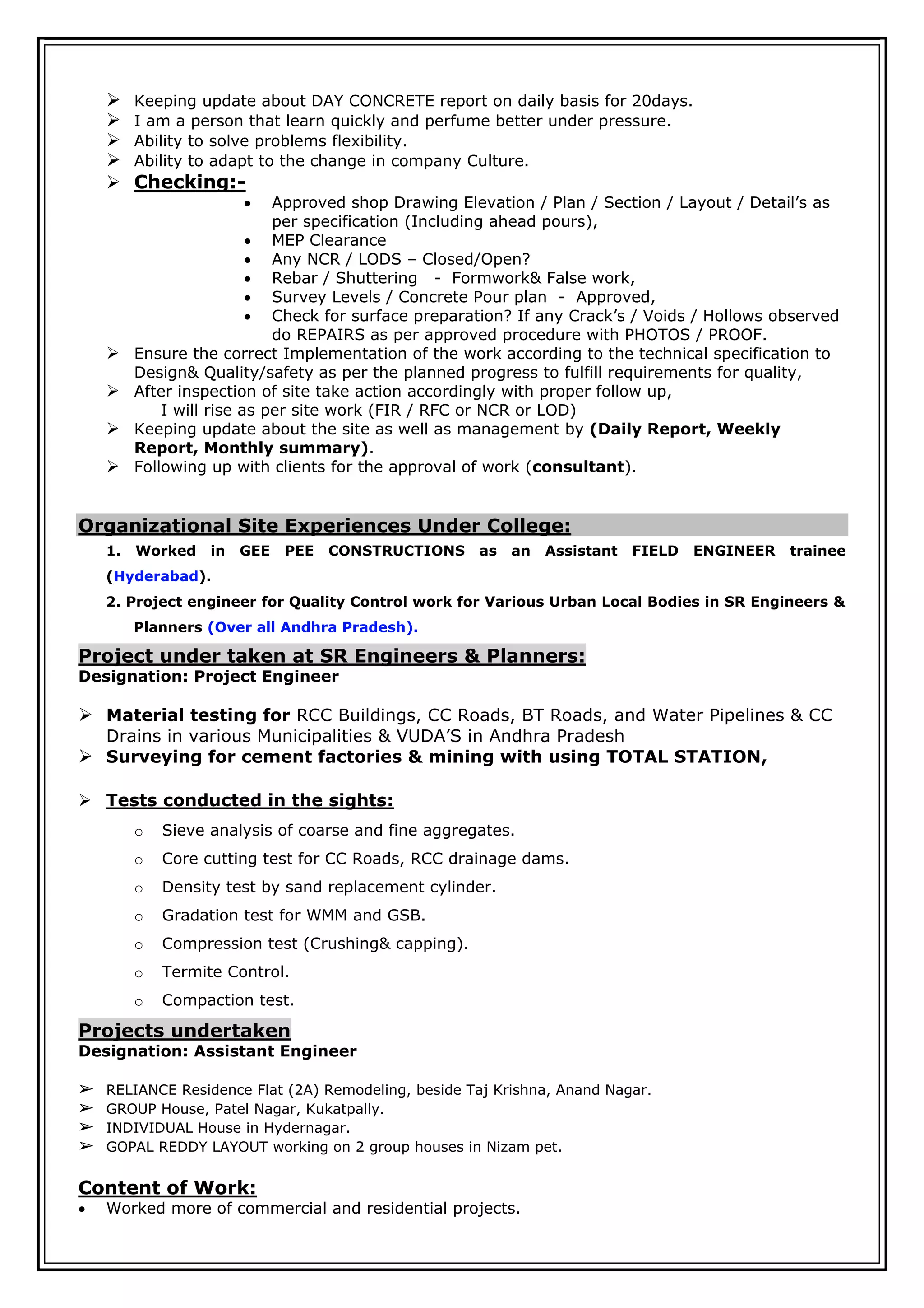 KHAJA Azmeel Resume | PDF