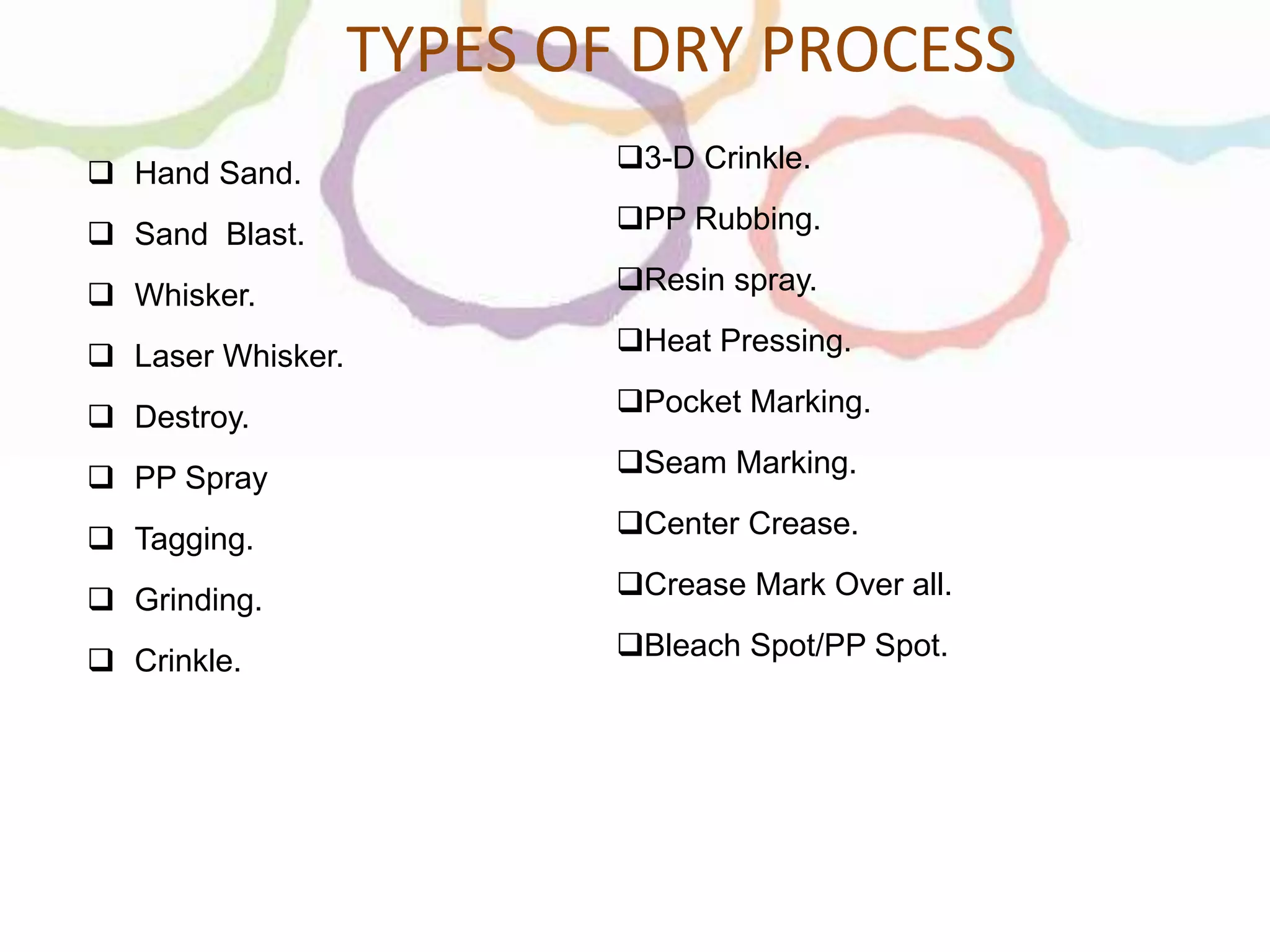 DRY PROCESS | PPTX