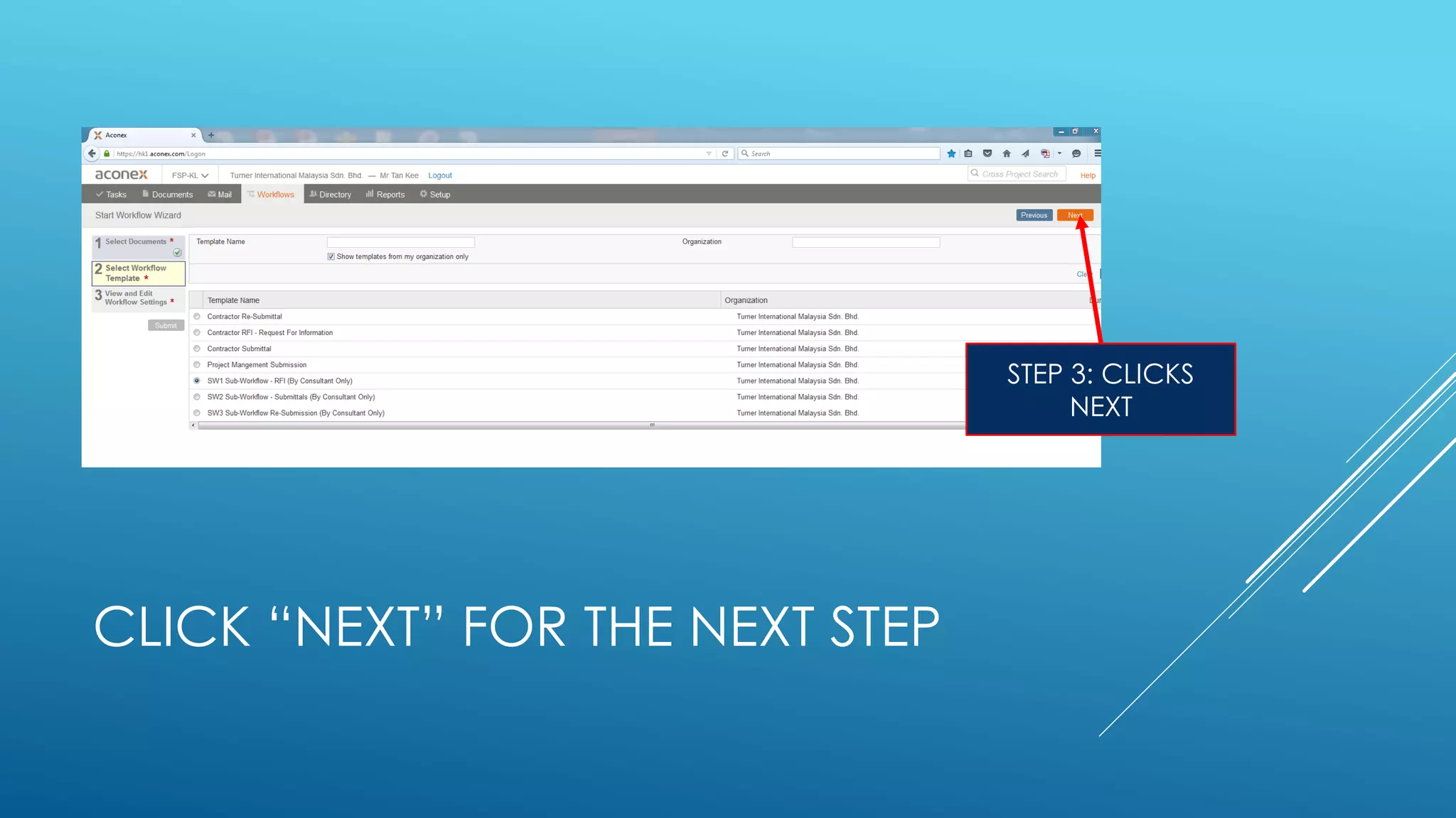 ACONEX-workflow System | PDF