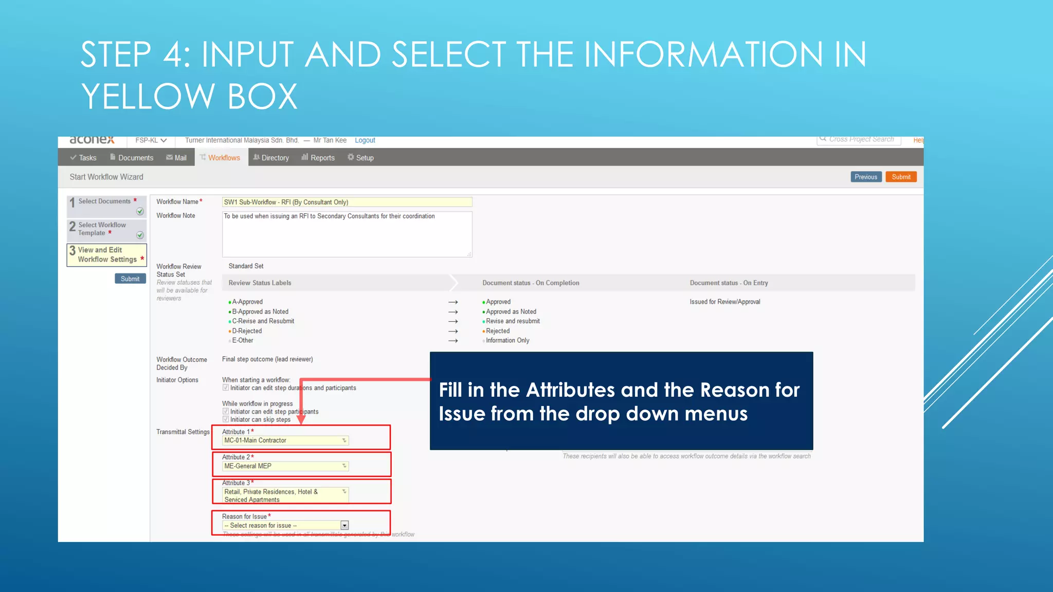 ACONEX-workflow System | PDF