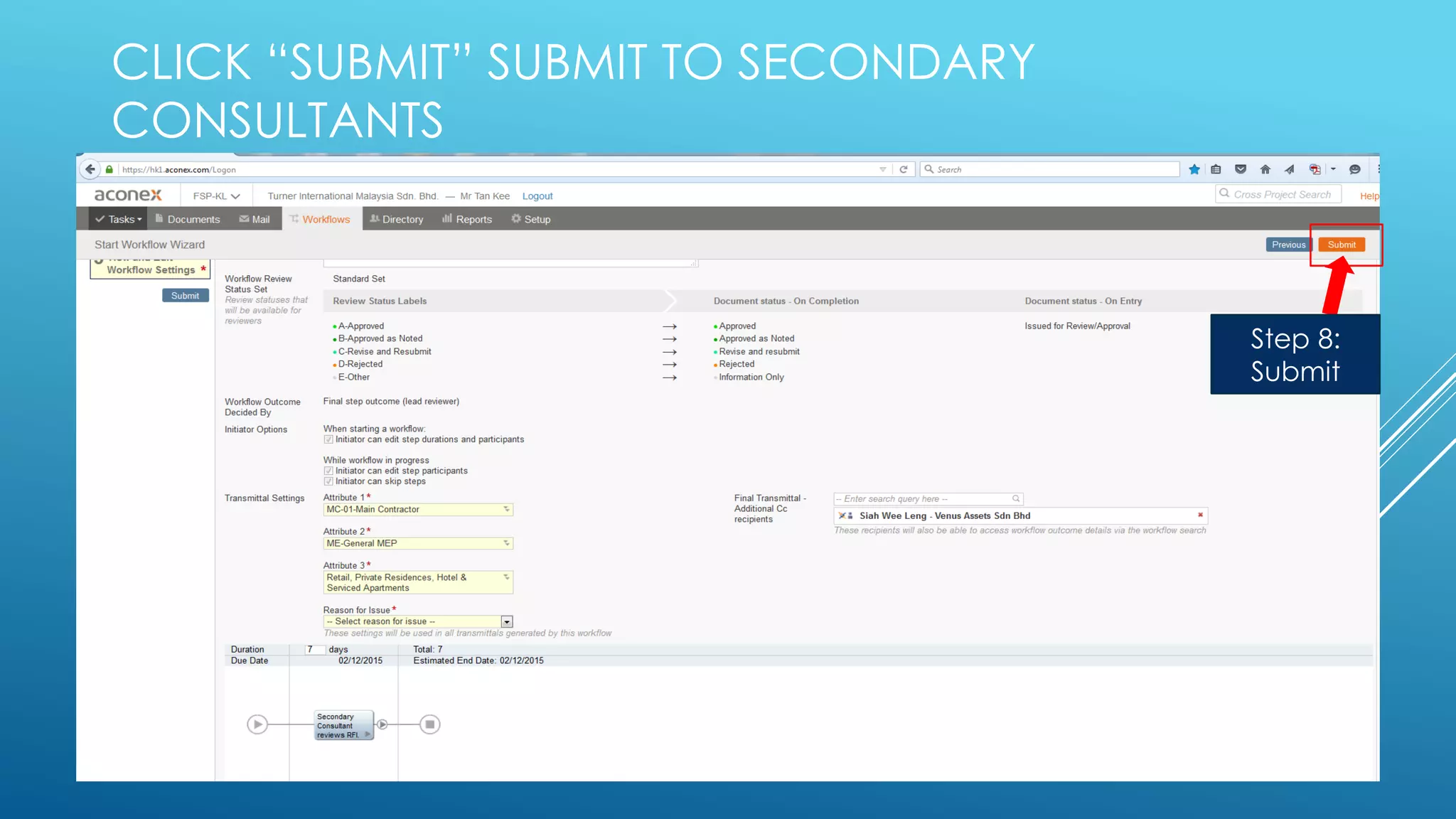 ACONEX-workflow System | PDF