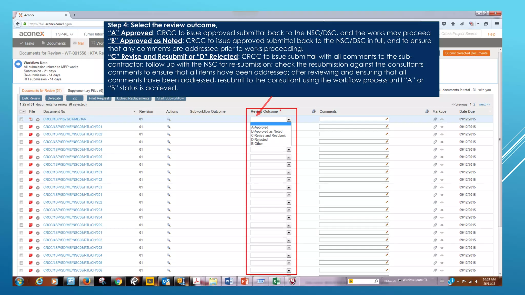 ACONEX-workflow System | PDF