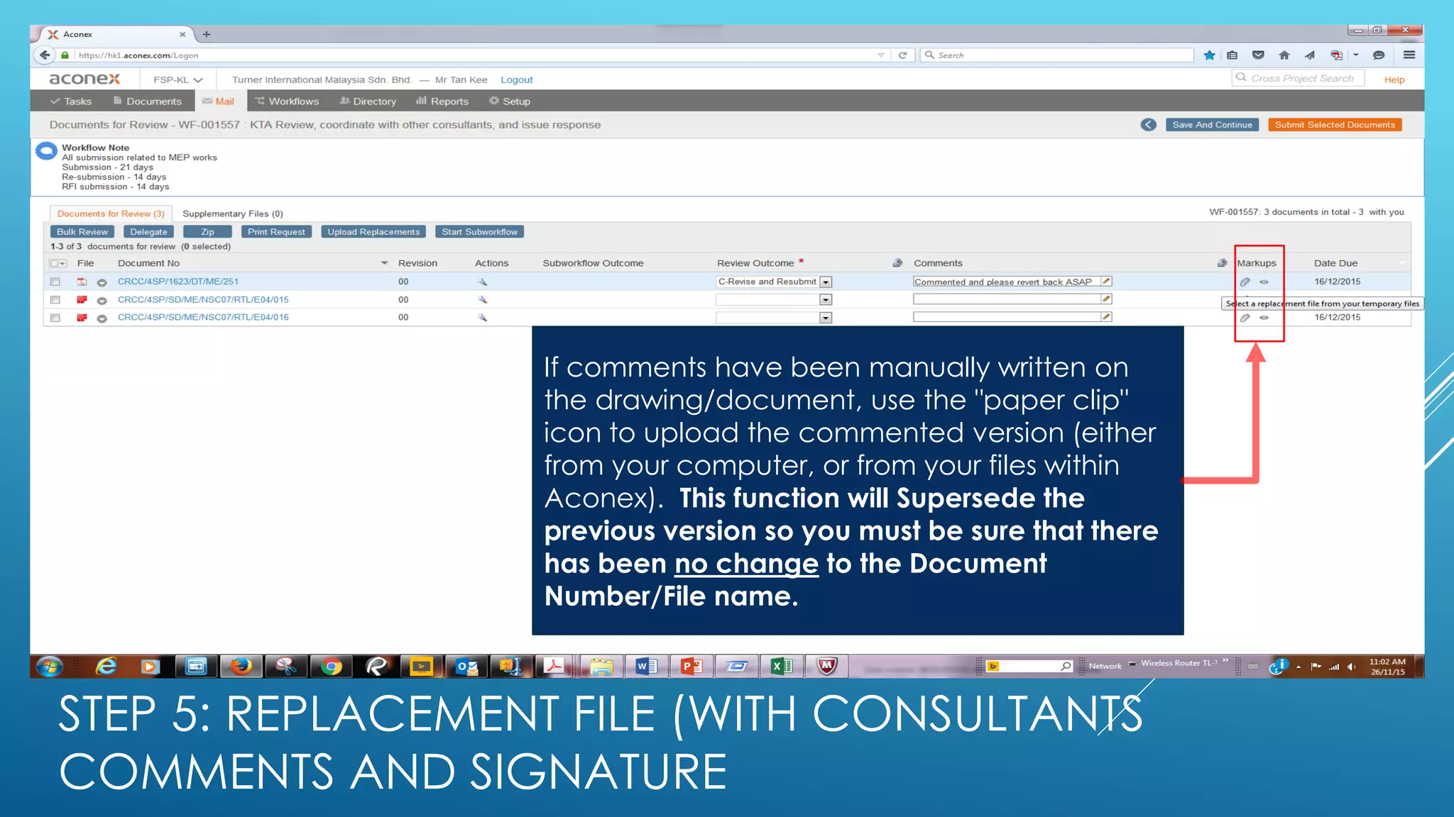 ACONEX-workflow System | PDF