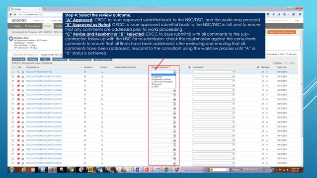 ACONEX-workflow System | PDF