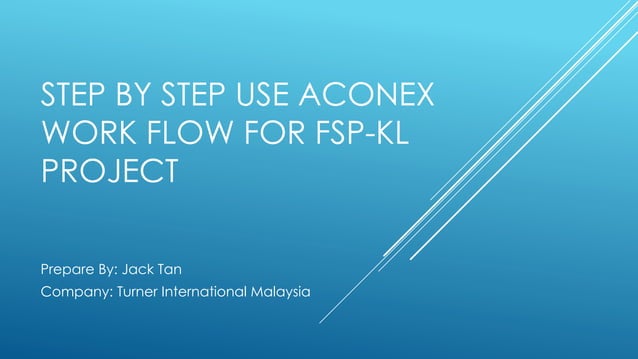ACONEX-workflow System | PPT