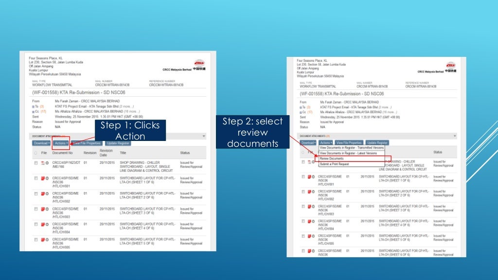 ACONEX-workflow System