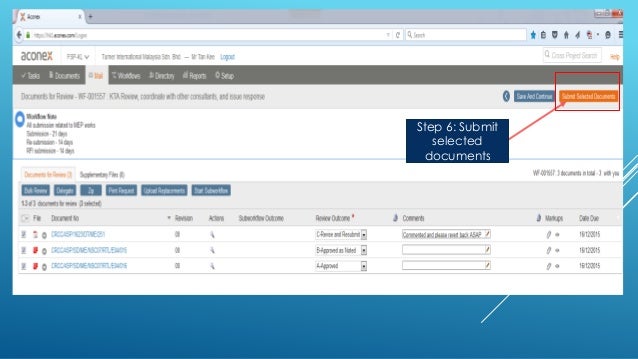 ACONEX-workflow System