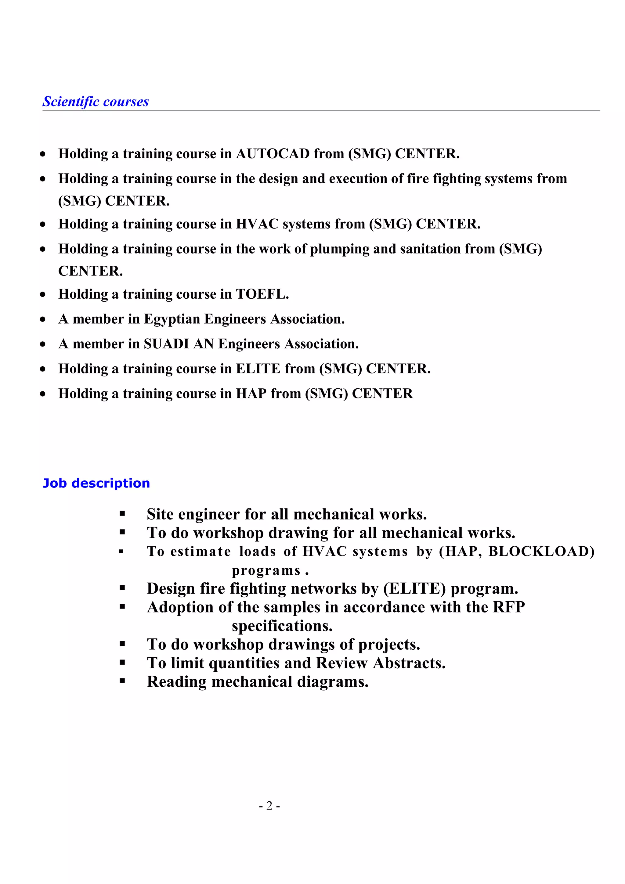 khalid cv english | PDF