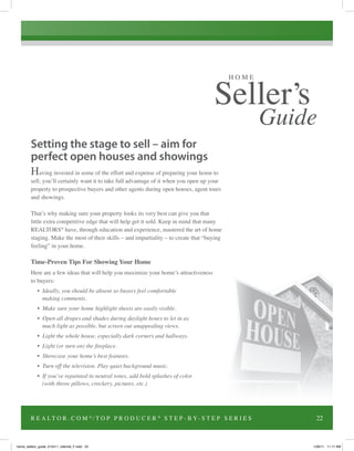 Home_Sellers_Guide | PDF | Real Estate Industry | Industries
