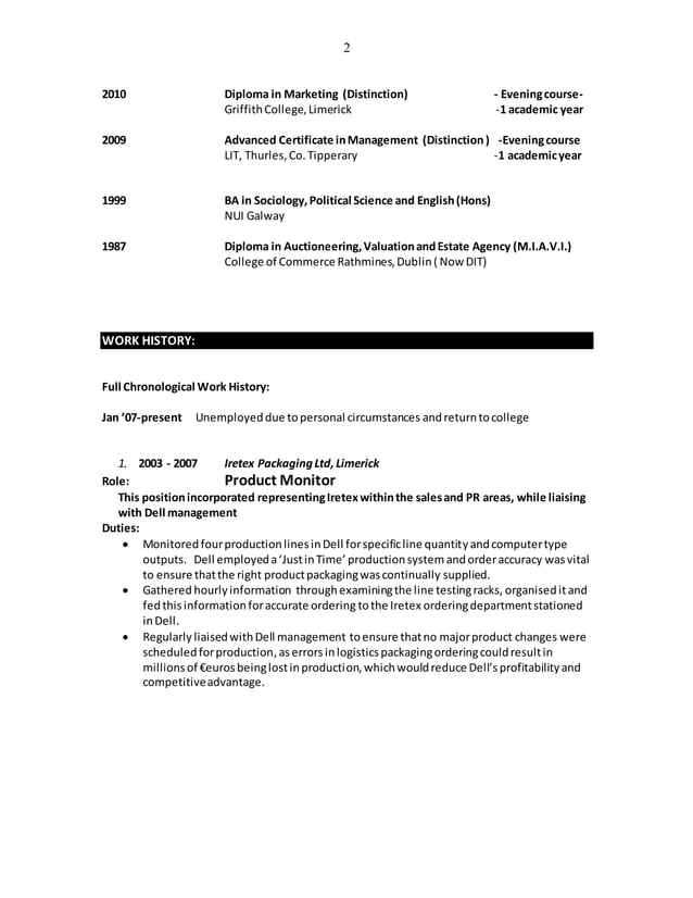 Andrew Fahy CURRENT CV, 2016. | DOCX