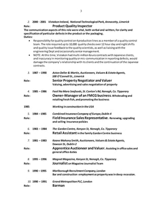 Andrew Fahy CURRENT CV, 2016. | DOCX