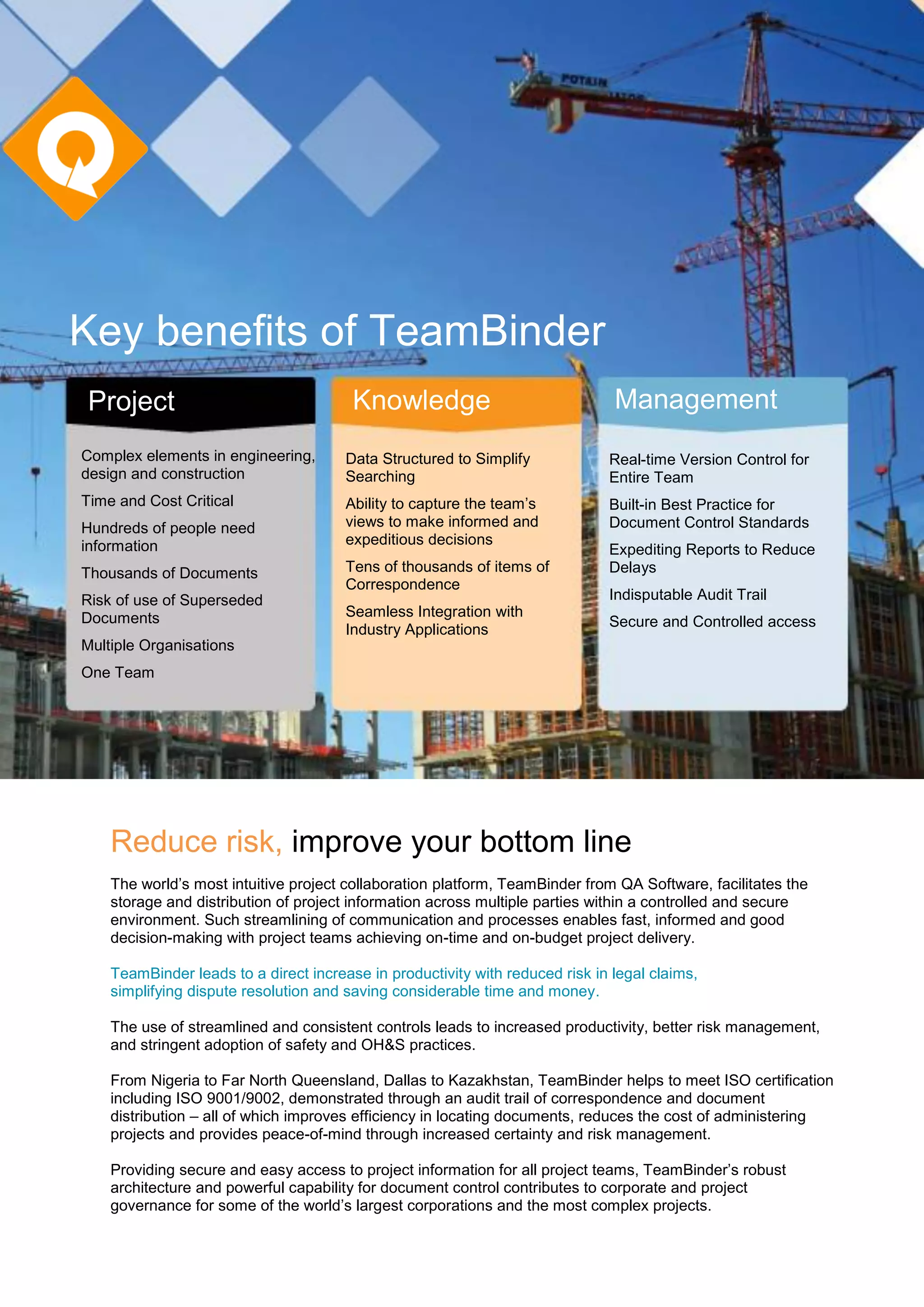 TeamBinder New Brochure 1.0 | PDF