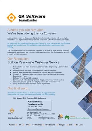 TeamBinder New Brochure 1.0 | PDF