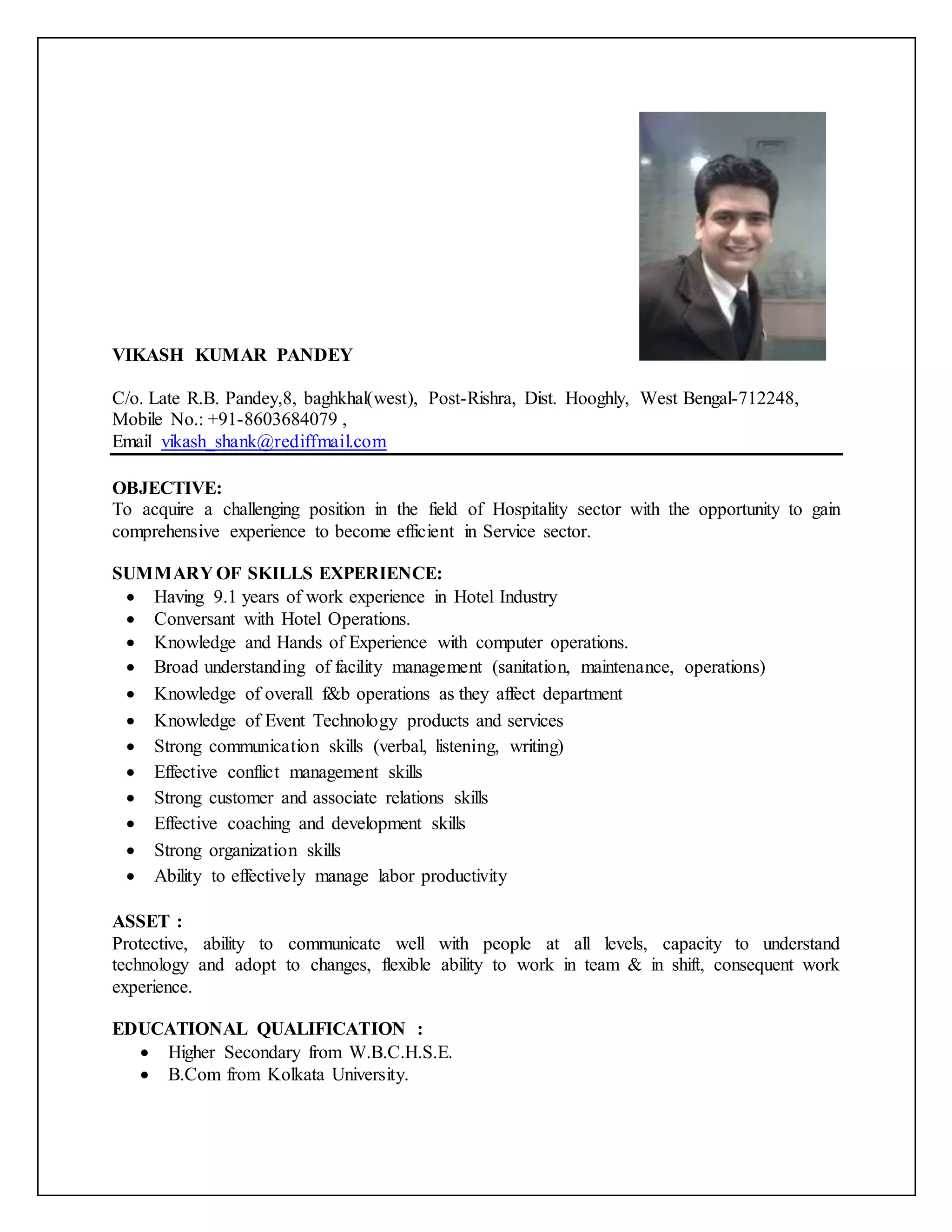 vikash profile new | PDF