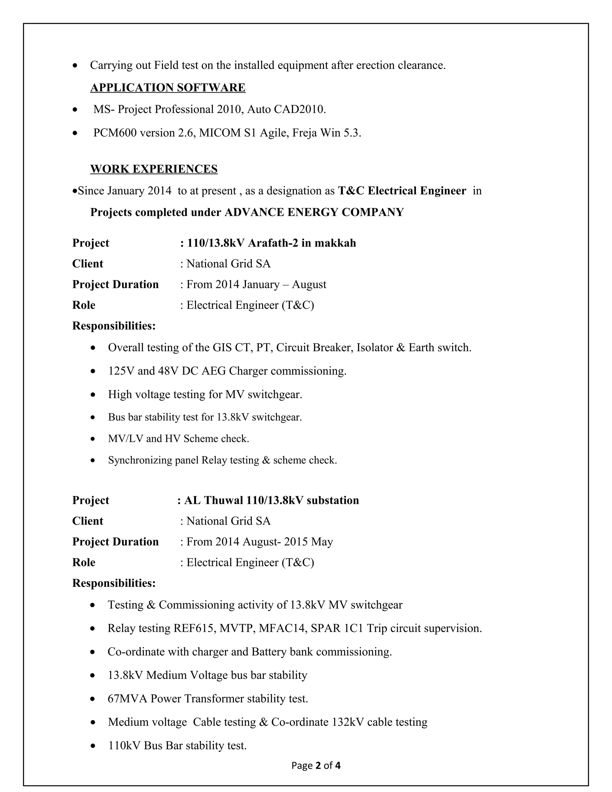 syed jaffer aafaq Resume | DOC | Civil Engineering Industry | Industries