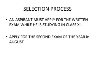 NATIONAL DEFENCE ACADEMY | PPTX | Education