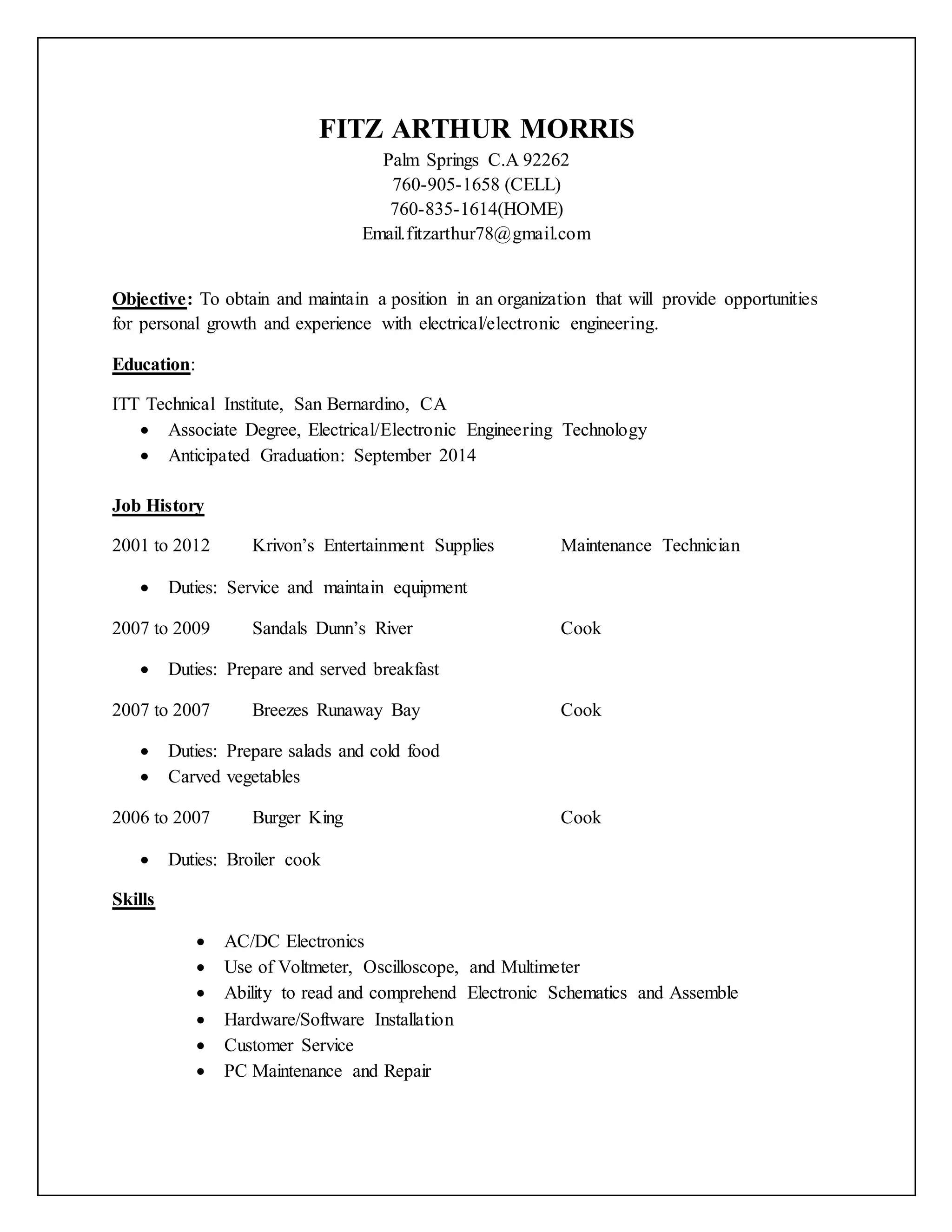 FITZ ARTHUR MORRIS | DOCX