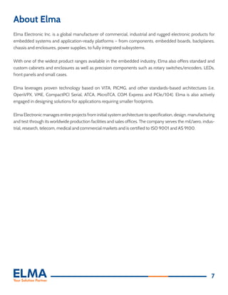 OPENVPX COOLING SOLUTIONS | Elma Electronic | PDF