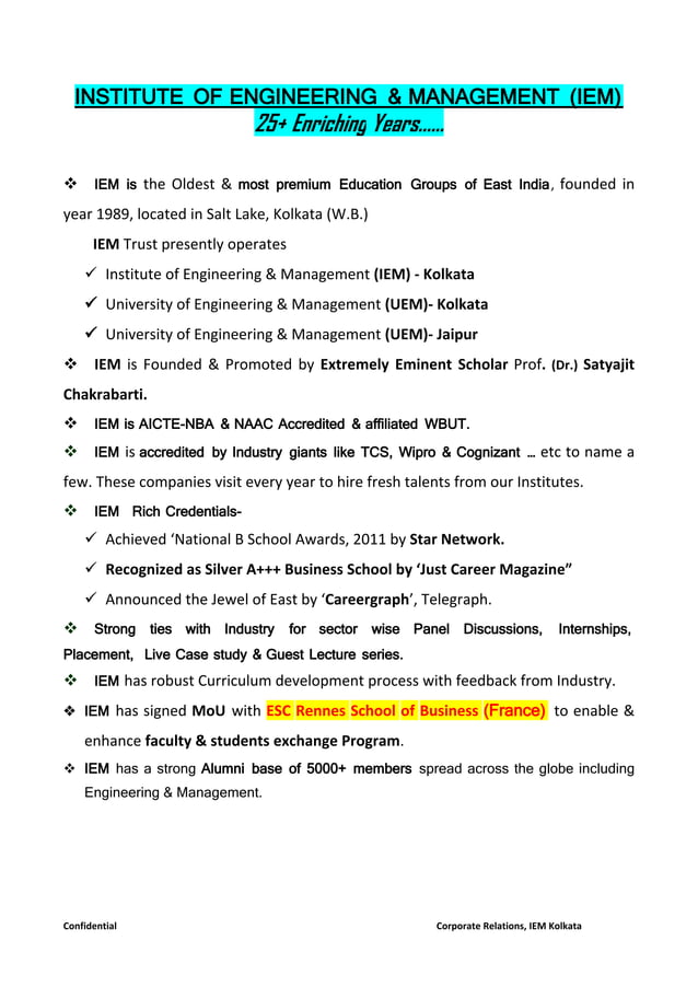 IEM Differentiator | PDF | Professional School | Postgraduate Education