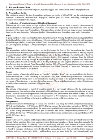 Impact of PESA Act in Scheduled Areas A Case Study of Rayagada District ...