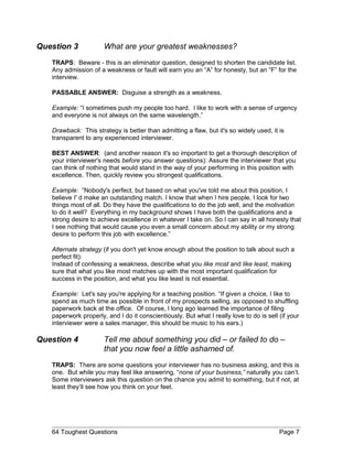 64 interview questions | PDF