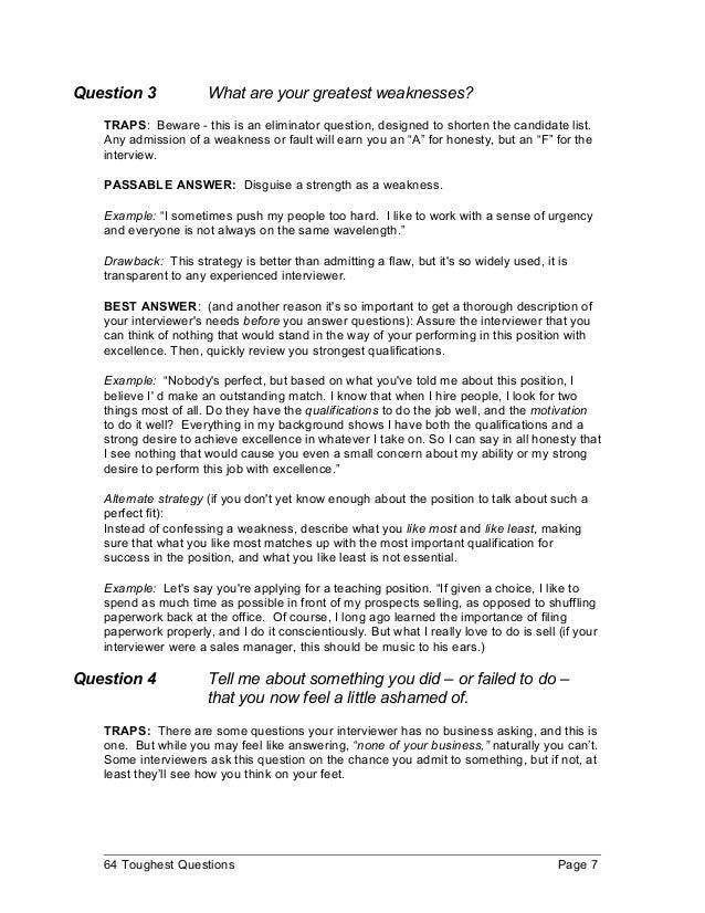 PDF Télécharger job interview in english-questions and answers Gratuit PDF | PDFprof.com