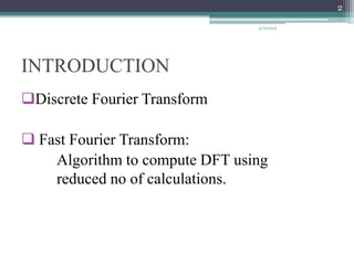 64 point fft chip | PPTX