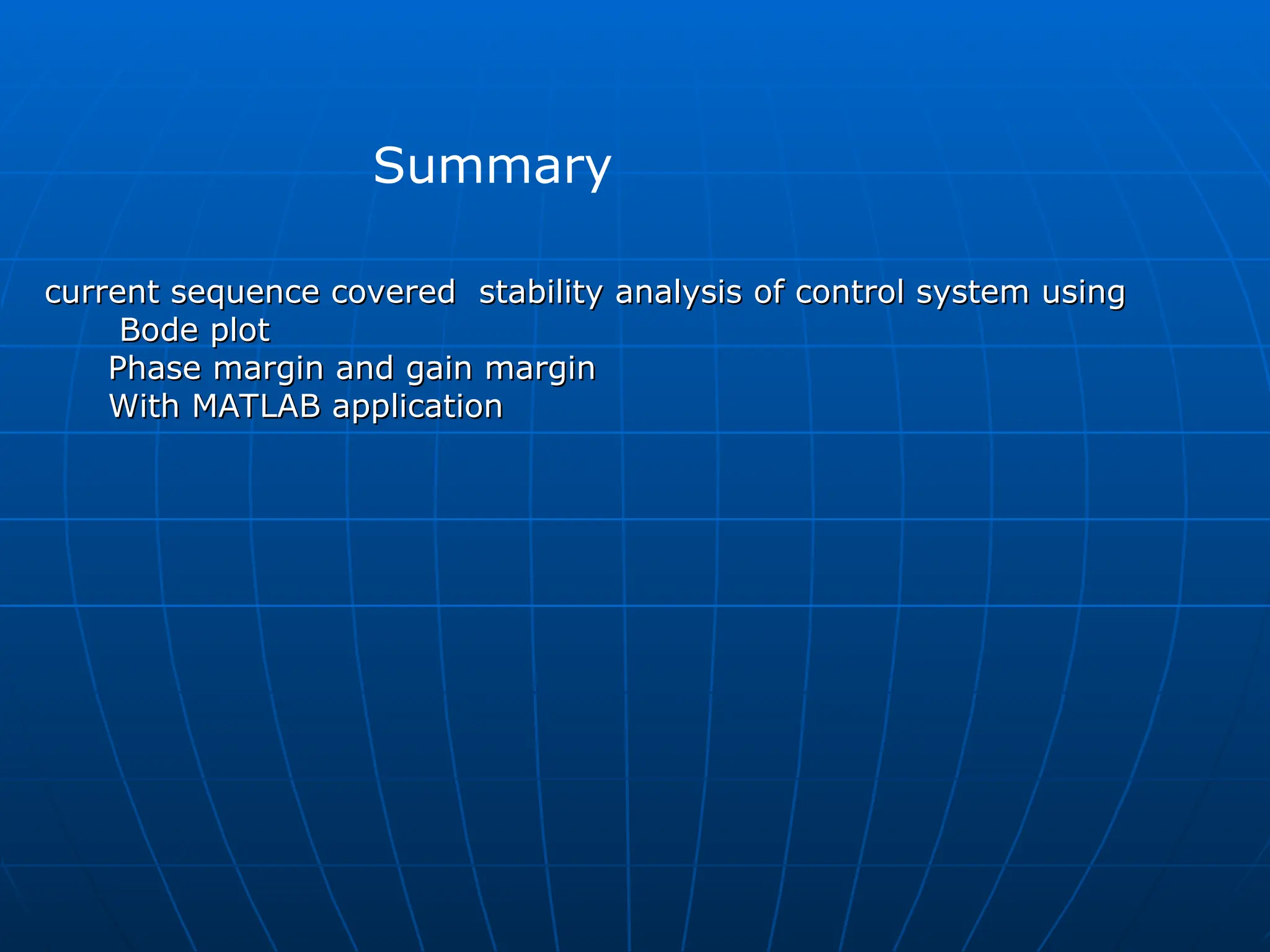 automatic control systems stability analysis .ppt