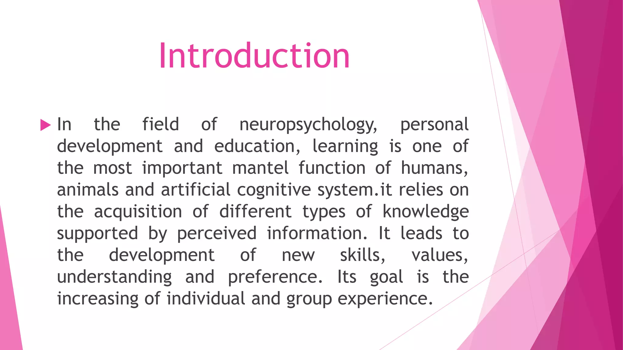 Theories of Learning | PPTX | Education