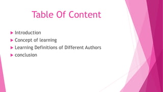 Theories of Learning | PPTX